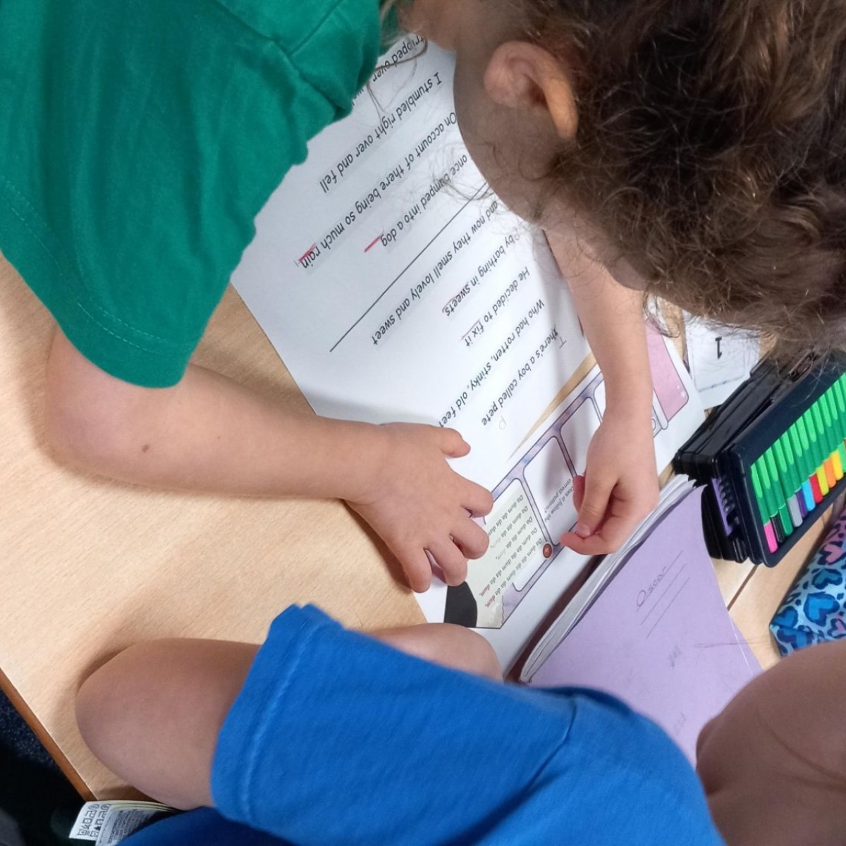 Sheen Mount Primary - Editing our work