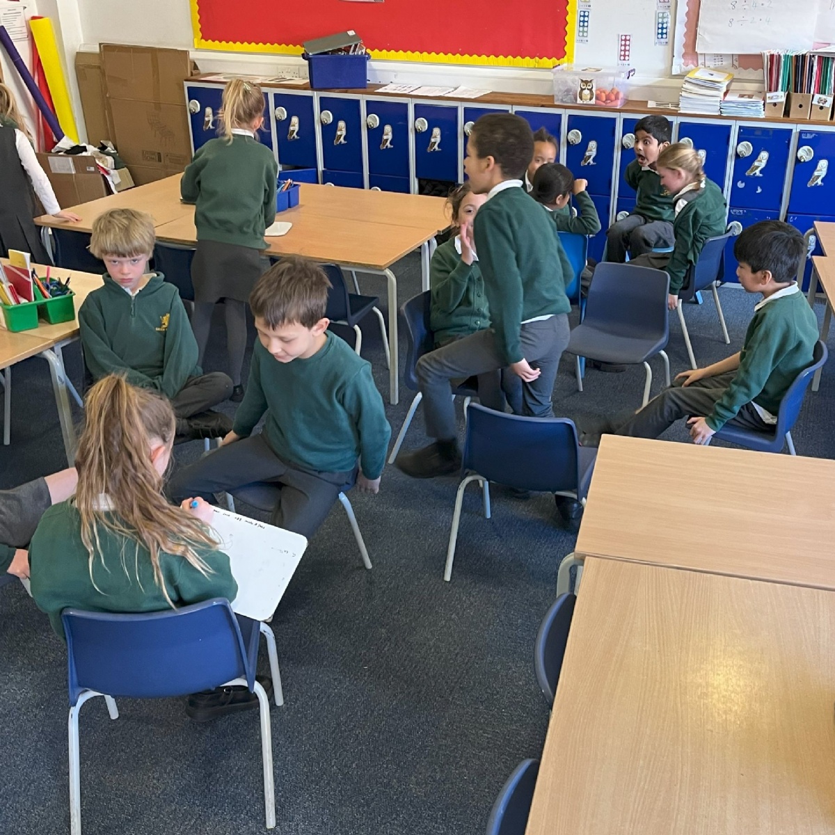 Sheen Mount Primary - Mary Poppins, measuring and plants